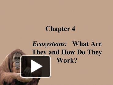 PPT – Ecosystems: What Are They and How Do They Work? PowerPoint ...