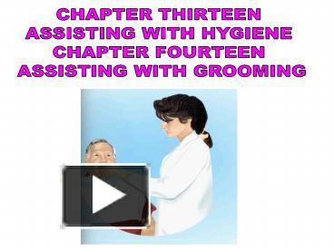 CHAPTER THIRTEEN presentation | free to download