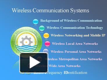 PPT – Wireless Communication Systems PowerPoint presentation | free to ...
