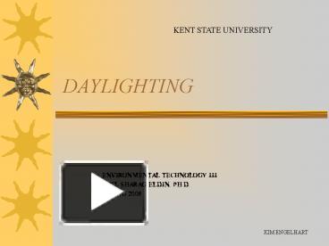 DAYLIGHTING presentation | free to view