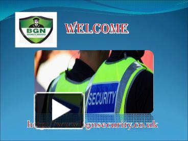 Security Guards presentation | free to download