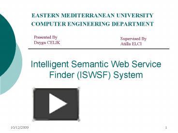 PPT – EASTERN MEDITERRANEAN UNIVERSITY PowerPoint presentation | free ...