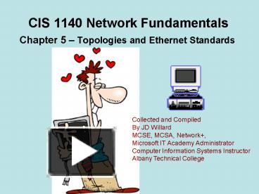 PPT – CIS 1140 Network Fundamentals PowerPoint presentation | free to ...