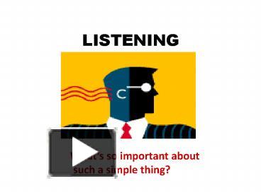 LISTENING presentation | free to download