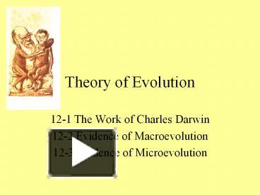Theory of Evolution presentation | free to view