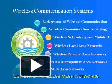 PPT – Wireless Communication Systems PowerPoint presentation | free to ...