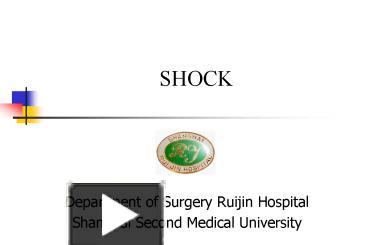 SHOCK presentation | free to view