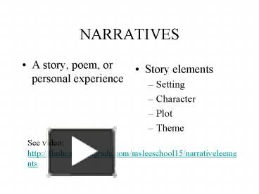 NARRATIVES presentation | free to download