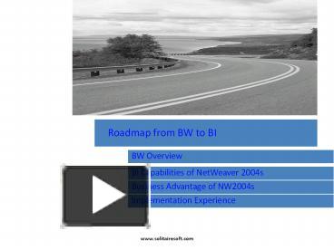SAP BW/BI ppt presentation | free to download