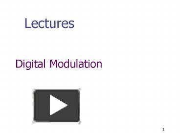 PPT – Digital Modulation PowerPoint presentation | free to download ...