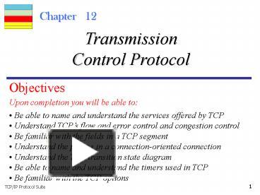 TCP presentation | free to download