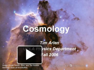 Cosmology presentation | free to view