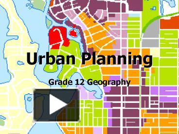 Urban Planning presentation | free to view