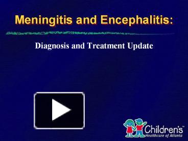 Meningitis and Encephalitis: presentation | free to download