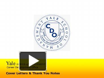 Yale SCHOOL of MANAGEMENT presentation | free to view
