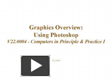 PPT – Graphics Overview: PowerPoint presentation | free to download ...