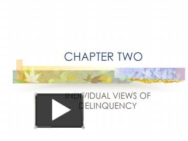 PPT – CHAPTER TWO PowerPoint presentation | free to view - id: 4034d-NGVmM