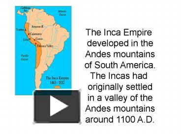 The Inca Empire presentation | free to download