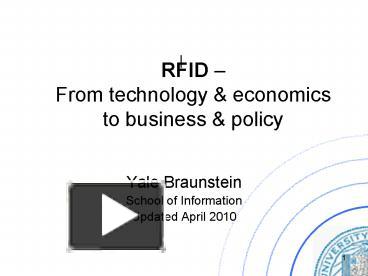 RFID presentation | free to download