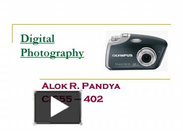 Digital Photography presentation | free to view