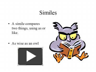 Similes presentation | free to view