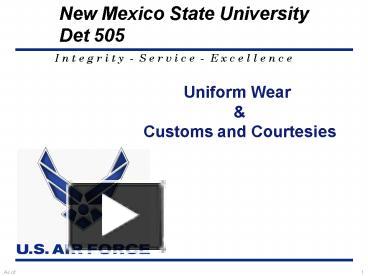 PPT – Uniform Wear PowerPoint presentation | free to view - id: 4090f-ZGE1N