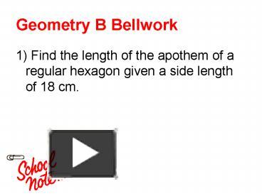 PPT – Geometry B Bellwork PowerPoint presentation | free to download ...