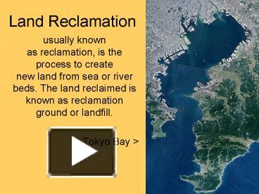 Land Reclamation presentation | free to view