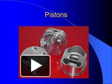 Pistons presentation | free to view