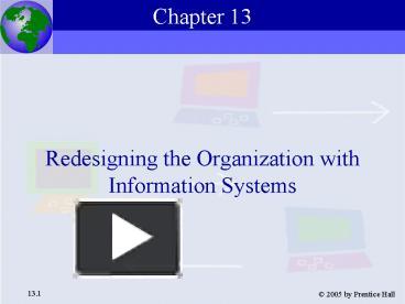 PPT – Redesigning the Organization with Information Systems PowerPoint ...
