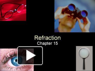 Refraction presentation | free to download