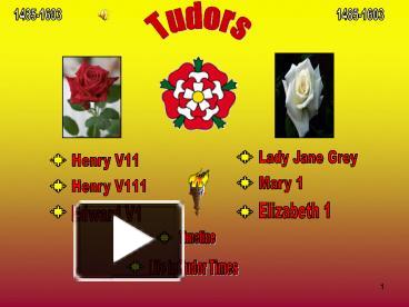 Tudors presentation | free to view