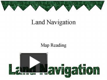 Land Navigation presentation | free to download