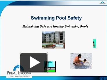 Swimming Pool Safety presentation | free to view