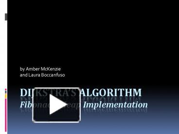PPT – Dijkstra PowerPoint presentation | free to download - id: 410191 ...