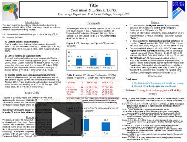 PPT – Your name PowerPoint presentation | free to download - id: 410ce0 ...