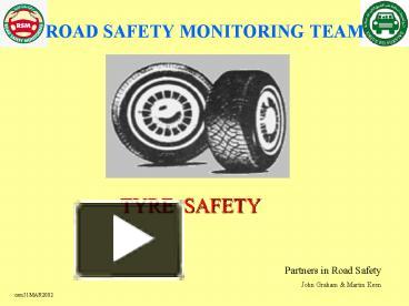 PPT – ROAD SAFETY MONITORING TEAM PowerPoint presentation | free to ...