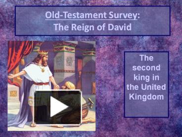 The second king in the United Kingdom presentation | free to download