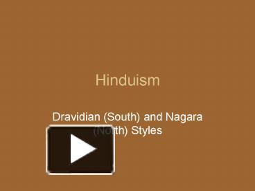 PPT – Hinduism PowerPoint presentation | free to download - id: 414ceb ...
