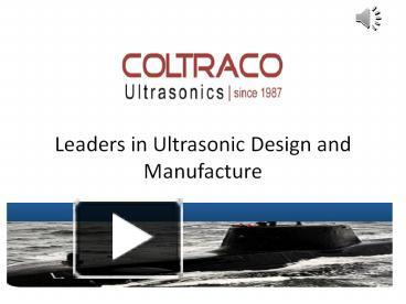 Ultrasonic Level Sensors presentation | free to download