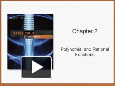 Polynomial and Rational Functions presentation | free to download