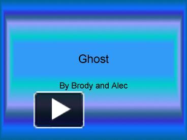 Ghost presentation | free to view