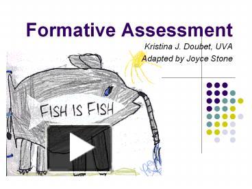 Formative Assessment presentation | free to download