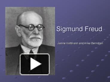 Sigmund Freud presentation | free to download