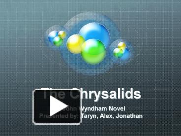 PPT – The Chrysalids PowerPoint presentation | free to download - id ...