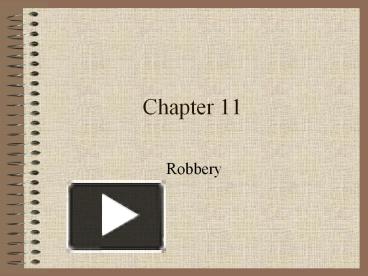 Robbery presentation | free to download