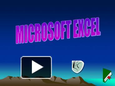 PPT – MICROSOFT EXCEL PowerPoint presentation | free to download - id ...
