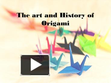Origami presentation | free to download