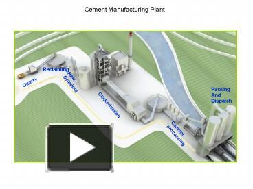 Cement Manufacturing Plant presentation | free to download