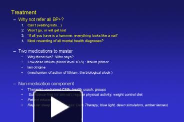PPT – Treatment PowerPoint presentation | free to view - id: 4213e0-ODA5Y